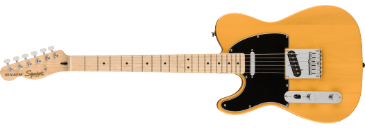 Affinity Series® Telecaster® Left-Handed Maple Fingerboard, Black Pick
