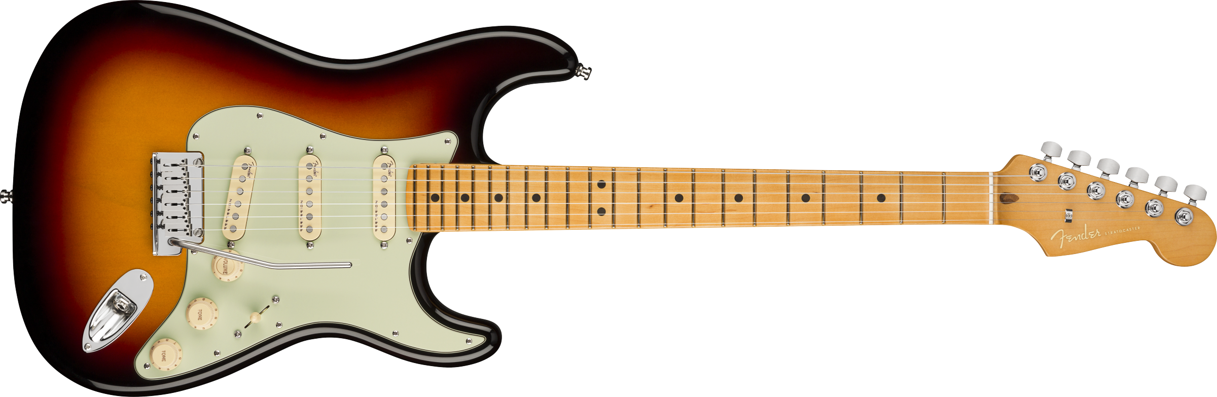 Fender American Ultra Stratocaster®, Maple Fingerboard, Ultraburst